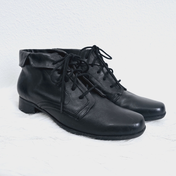 Liz Baker | Shoes | Liz Baker Black Ankle Boots Fairy Granny Festival 9 | Poshmark